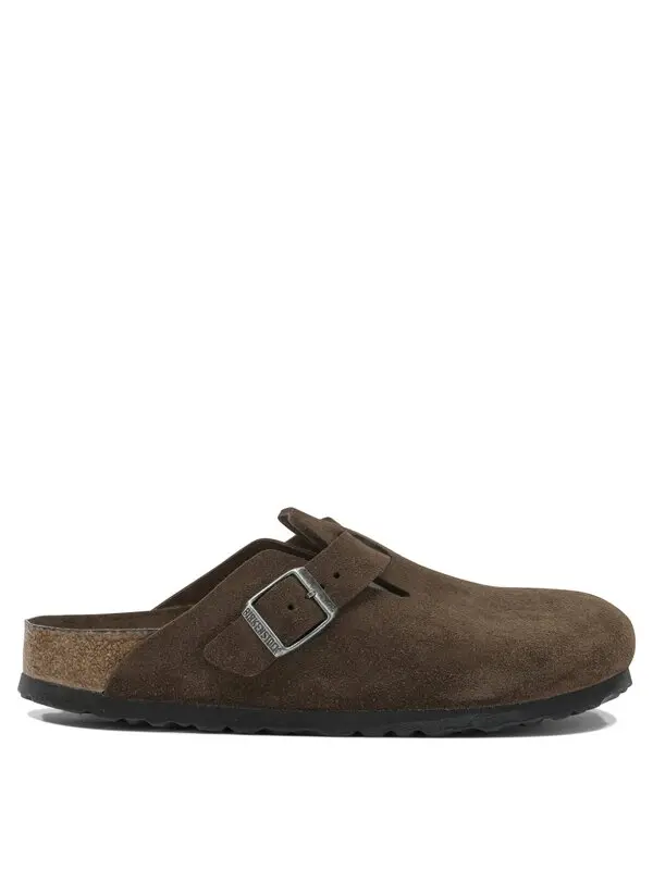 BIRKENSTOCK Boston Sabots - Brown