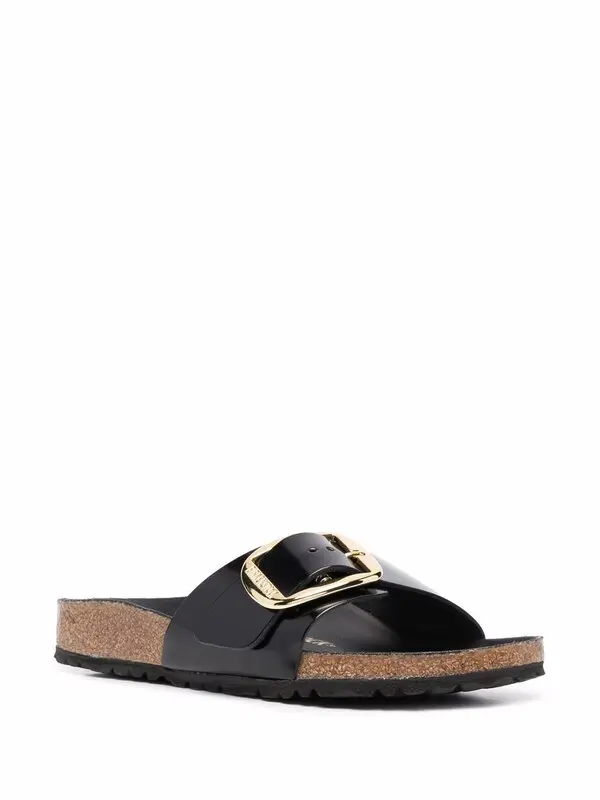 BIRKENSTOCK Madrid Leather Sandals - Black