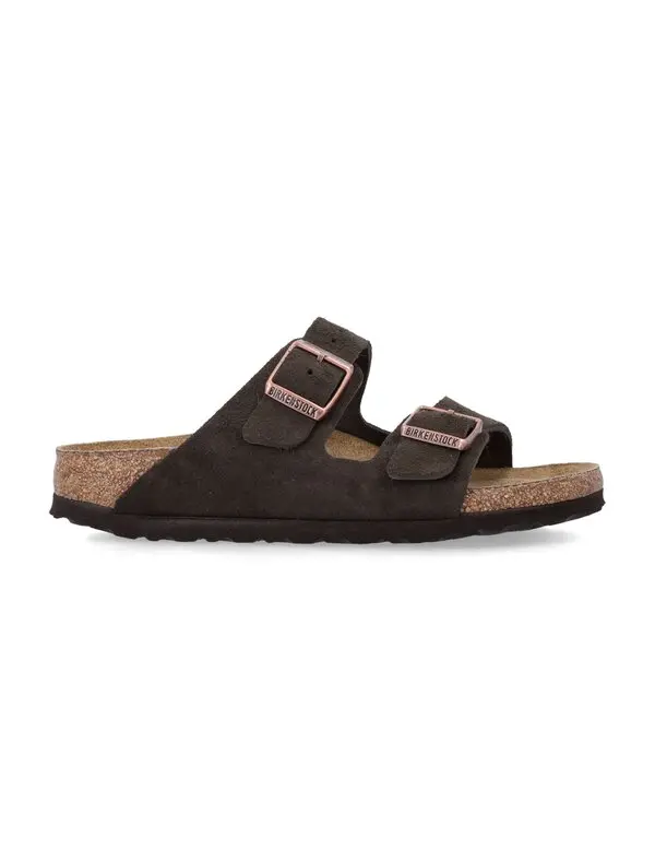 BIRKENSTOCK Arizona Suede Sandals - Mokka