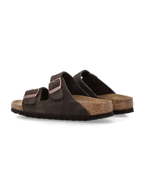 BIRKENSTOCK Arizona Suede Sandals - Mokka