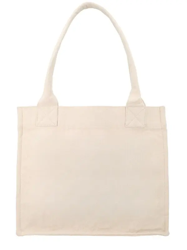 GANNI Printed Tote Bag - White