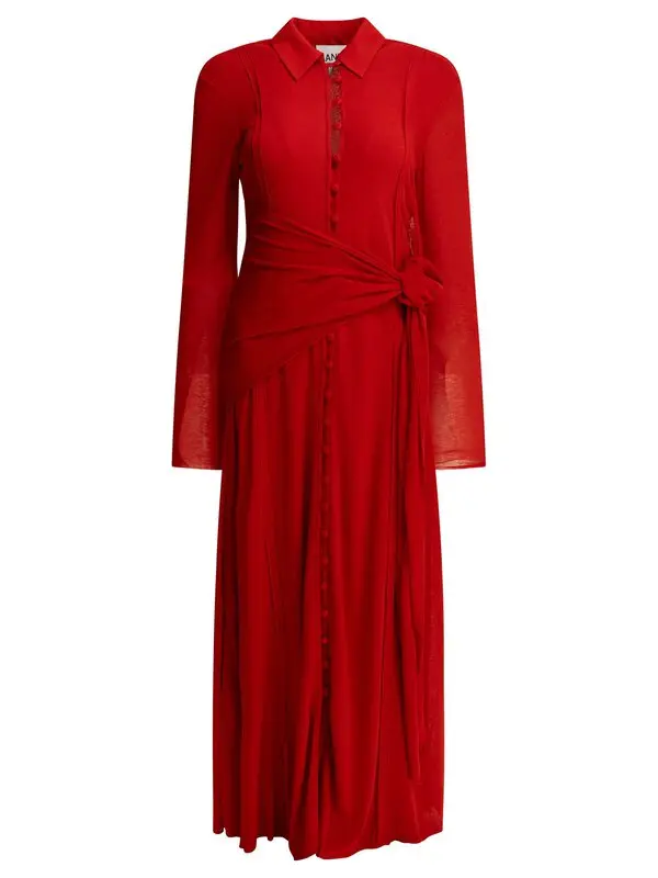 GANNI Long Chemise Dress