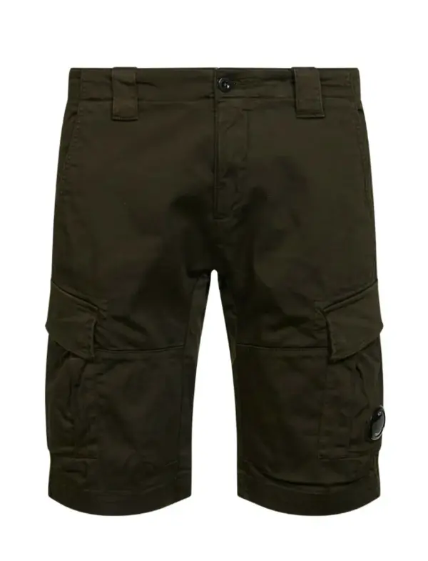 C.P. COMPANY Bermuda Cargo Sateen Stretch - Green