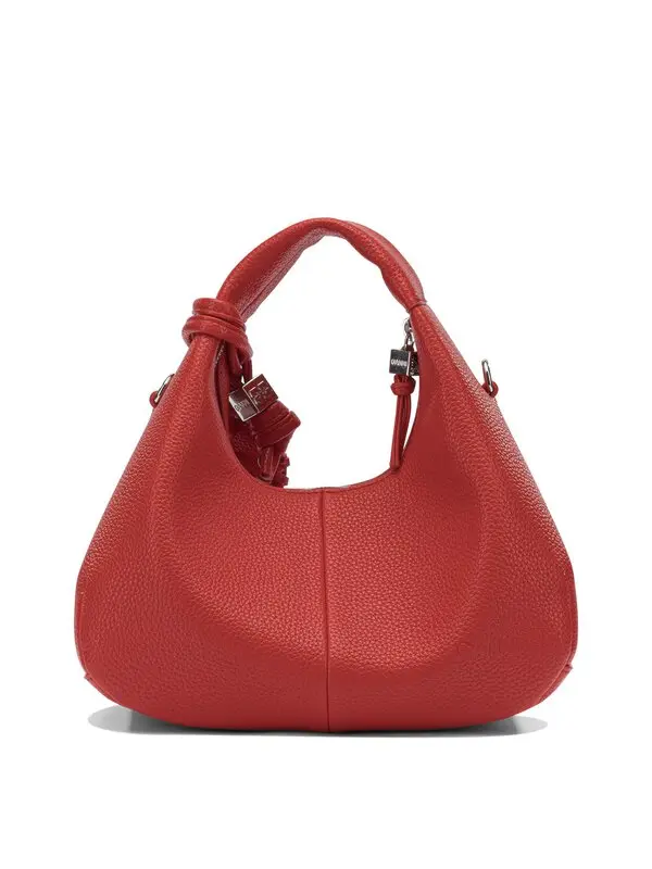 GANNI Small Hobo Handbag - Red