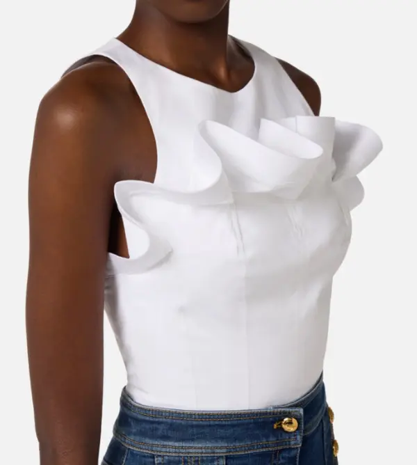 Elisabetta Franchi Ruffle Top