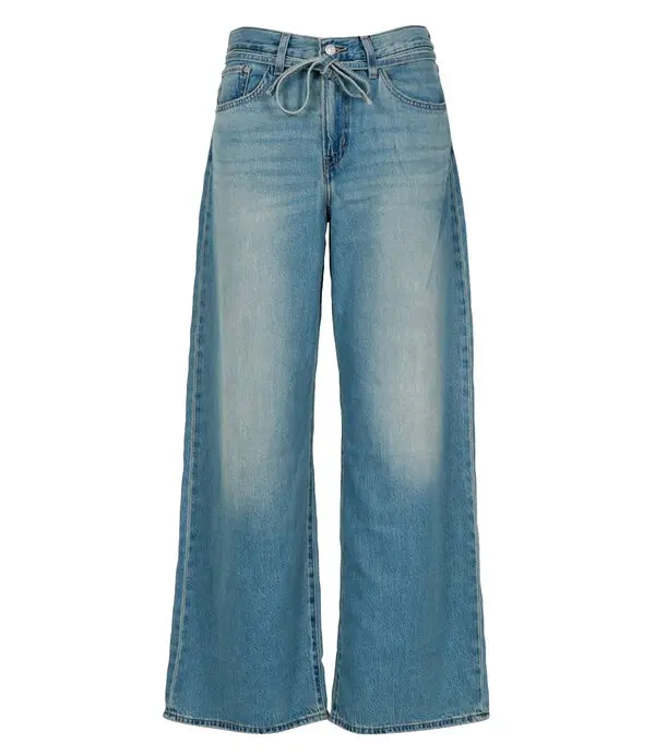 LEVI'S Five-pocket Wide-leg Jeans - Denim Medio