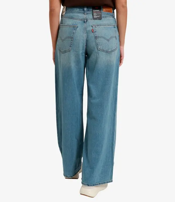 LEVI'S Five-pocket Wide-leg Jeans - Denim Medio