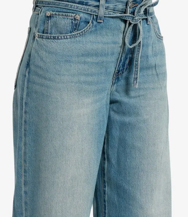 LEVI'S Five-pocket Wide-leg Jeans - Denim Medio