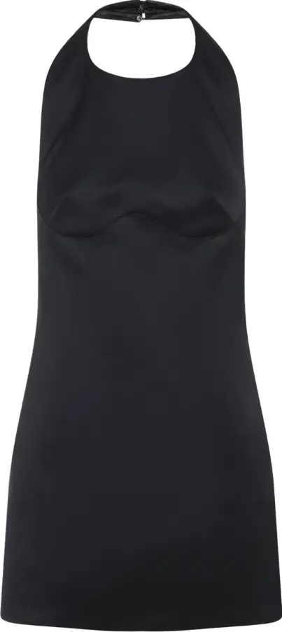 Elisabetta Franchi Duchesse Mini Dress - Black