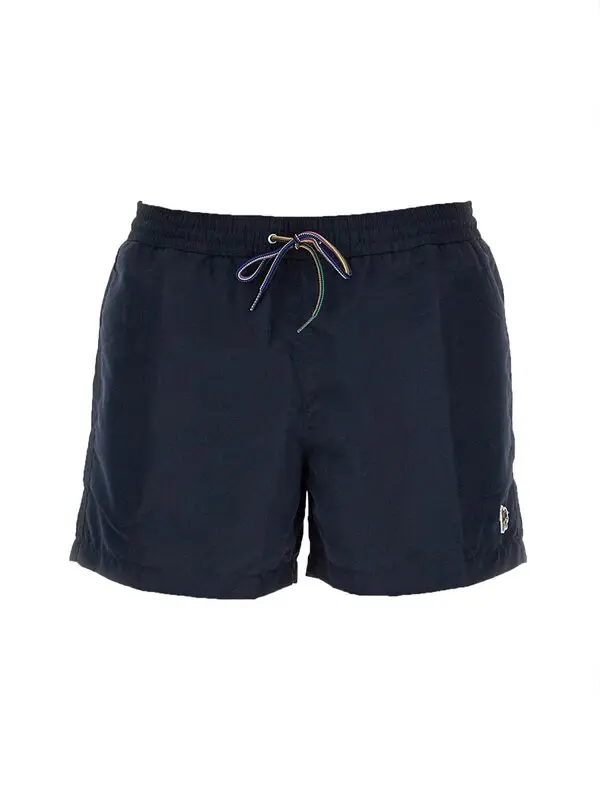 Paul Smith Swimsuit With Logo - Blue