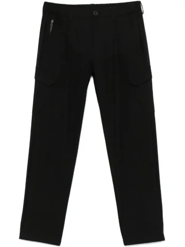 Herno Straight-leg Cargo Trousers - Black
