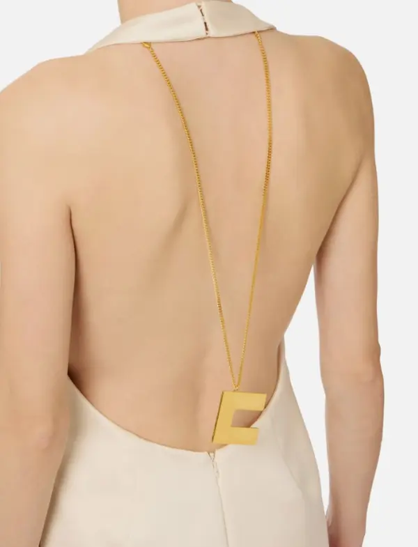 Elisabetta Franchi Duchesse Mini Dress - Burro