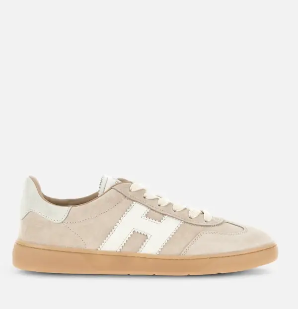 Hogan Suede Sneakers - Beige