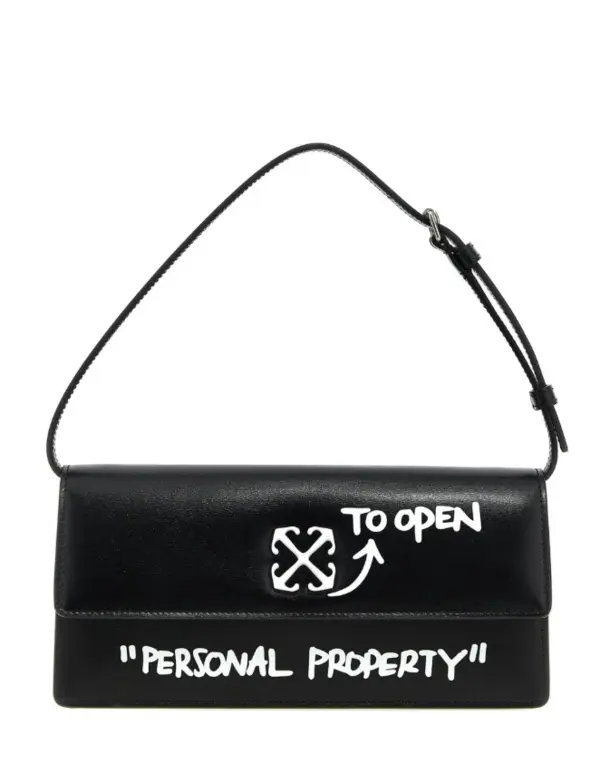 Off-White Jitney 1.0 Shoulder Bag - Black