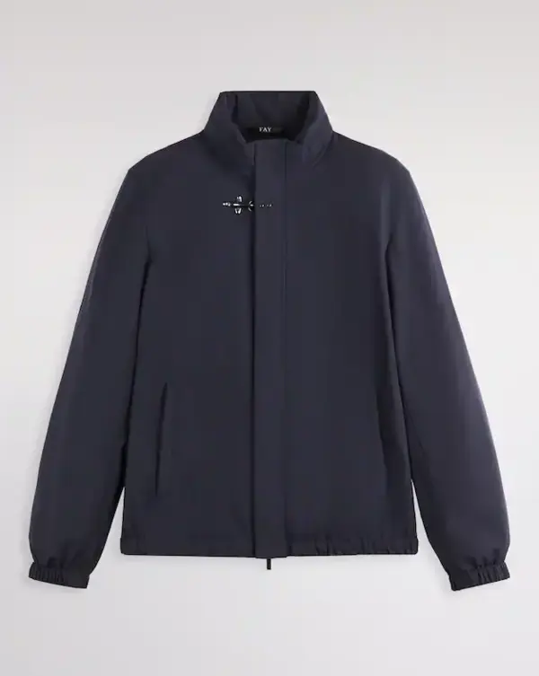 FAY Travel Bomber Jacket - Blue
