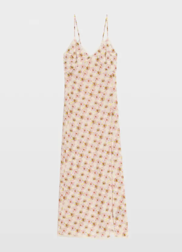 Zadig&Voltaire Ramelil Printed Maxi Dress - Beige