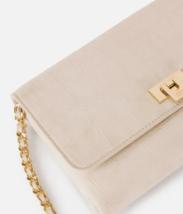Elisabetta Franchi Suede Shoulder Bag