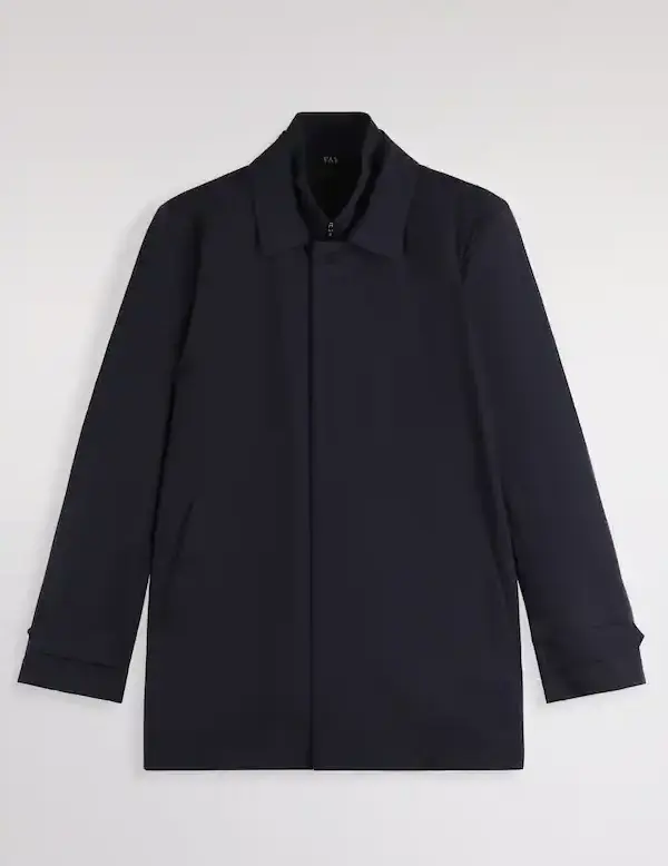 FAY Travel Morning Stretch Coat - Blue