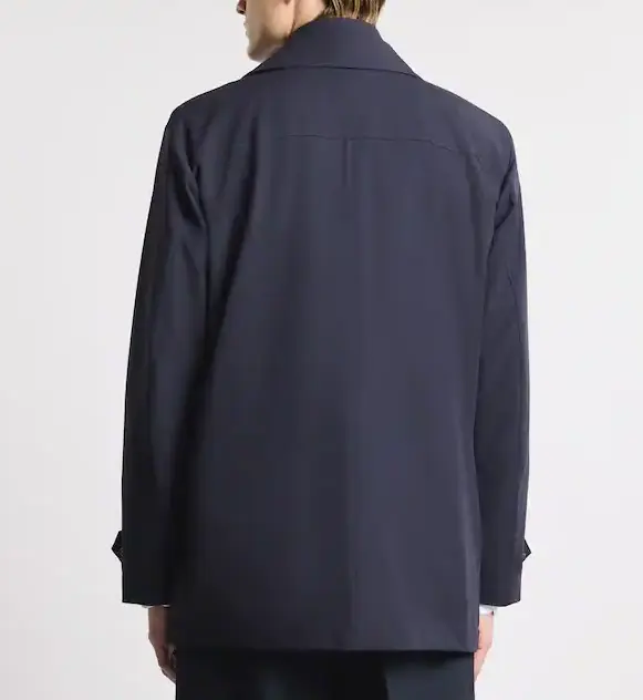 FAY Travel Morning Stretch Coat - Blue