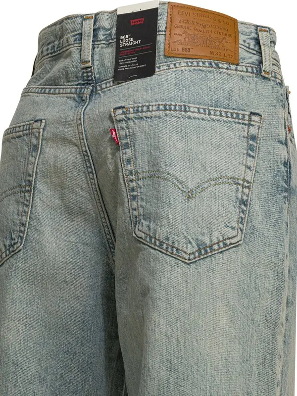 LEVI'S 568 Loose Straight Jeans - Light Blue