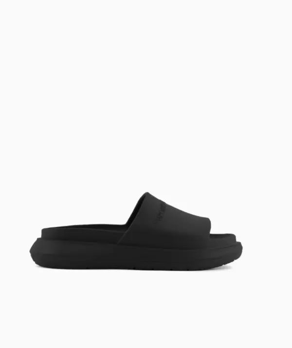 Emporio Armani Logo Sandals - Black