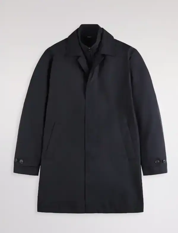 FAY Morning Db Front Raincoat - Blue