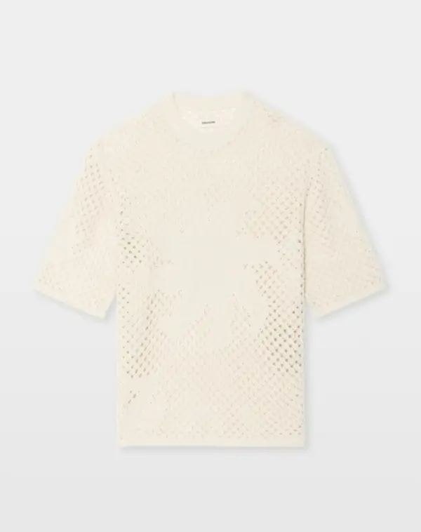 Zadig&Voltaire Malyna Colin Knit Top - Beige