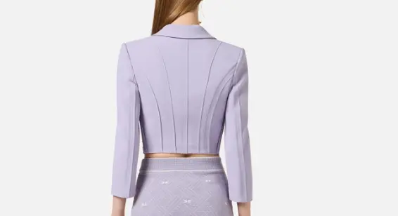 Elisabetta Franchi Raw Cut Jacket