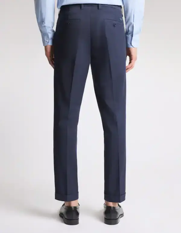 FAY Slim-fit Capri Pants - Blue