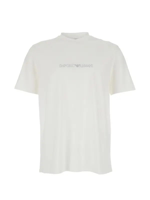 Emporio Armani Logo Cotton T Shirt