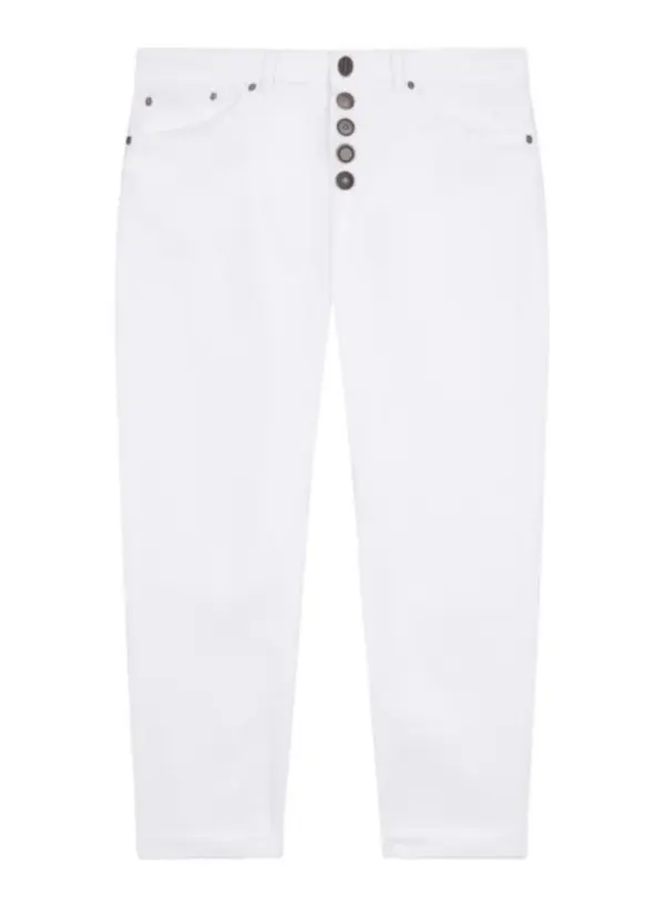 DONDUP Koons Bot Gioie Trousers - White