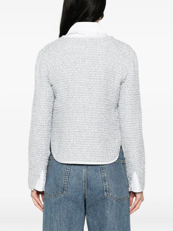 Emporio Armani Wool Blend Jacket - Grey