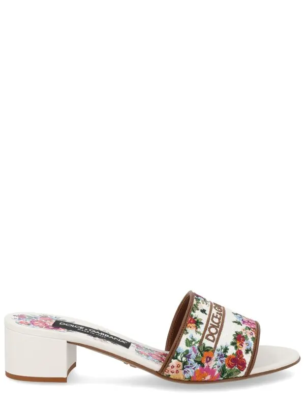 Dolce & Gabbana Embroidered Sandal