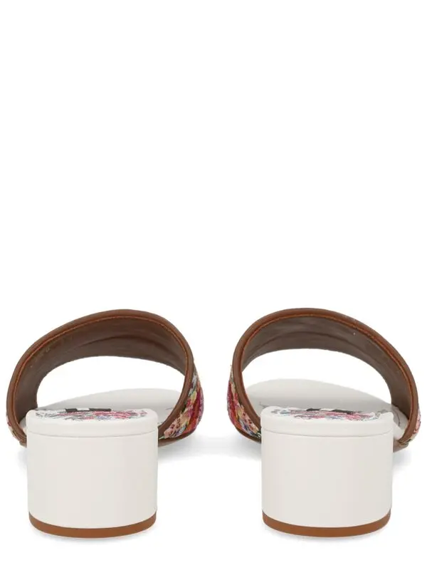 Dolce & Gabbana Embroidered Sandal