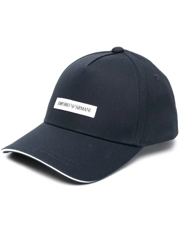 Emporio Armani Logo Baseball Cap - Blue