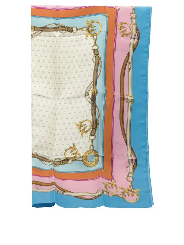 Pinko Scarves & Silk Scarves - Light Blue