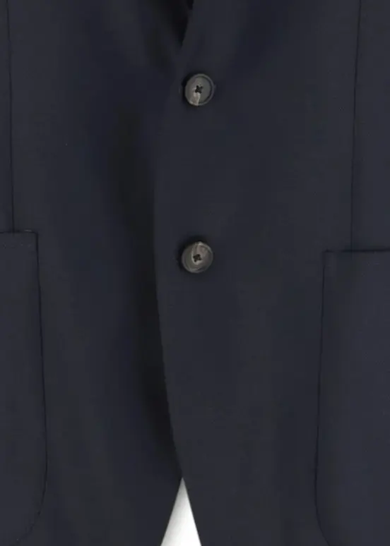 Tagliatore Super 110's Stretch Wool Blazer - Blue