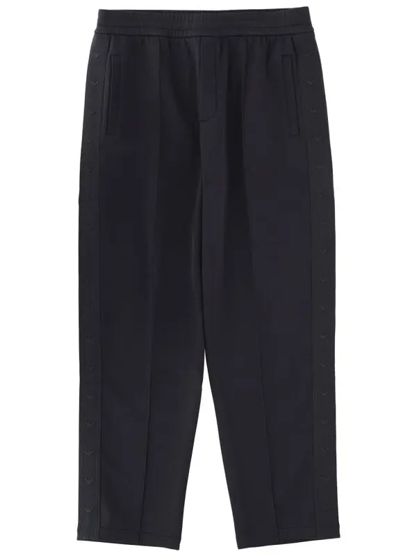 Emporio Armani Logo Detailed Pants - Blue