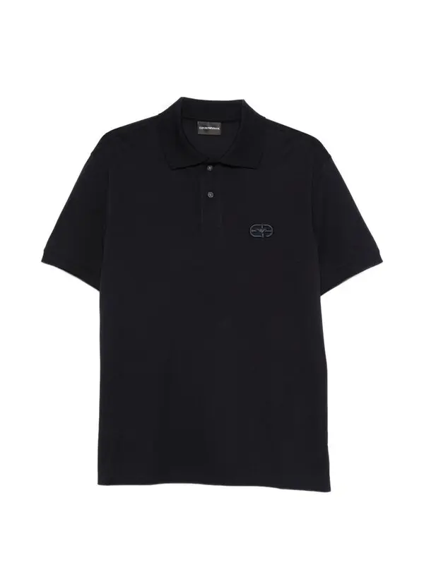 Emporio Armani Logo Cotton Polo Shirt
