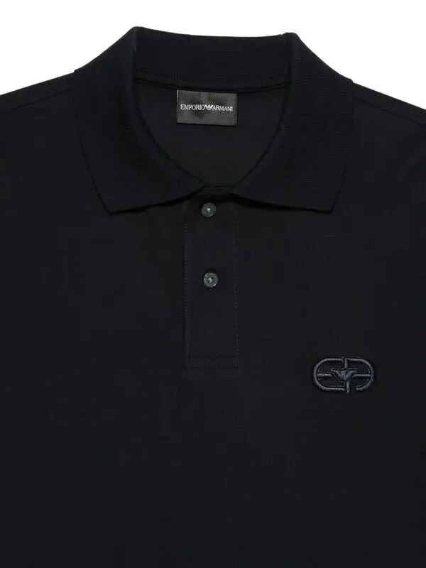 Emporio Armani Logo Cotton Polo Shirt