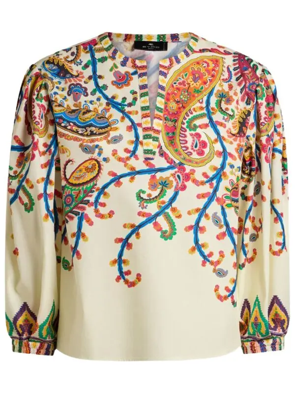 Etro Floral Paisley Print Blouse - Multicolour
