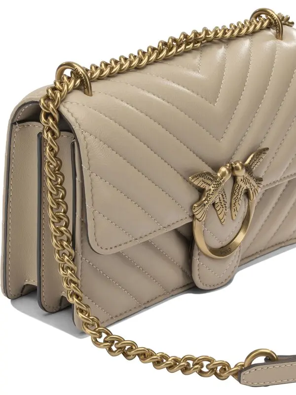 Pinko Crossbody Bag - Beige