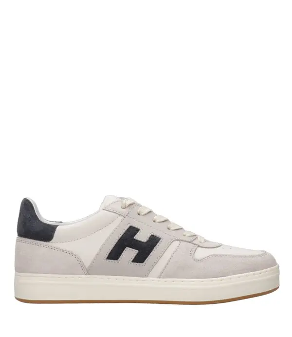 Hogan Low Top Sneakers - Ivory+blue