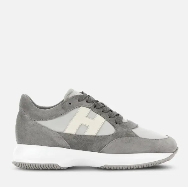 Hogan Interactive Suede Sneakers - Grey