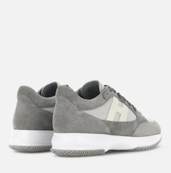 Hogan Interactive Suede Sneakers - Grey