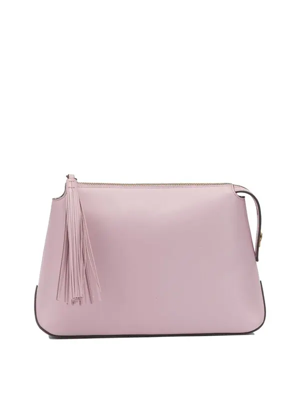 Pinko Leather Clutch - Pink