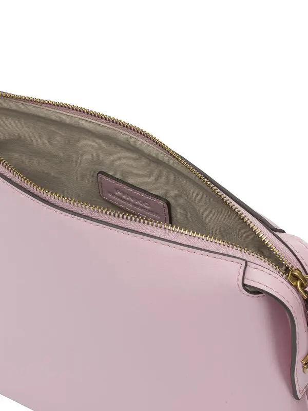 Pinko Leather Clutch - Pink