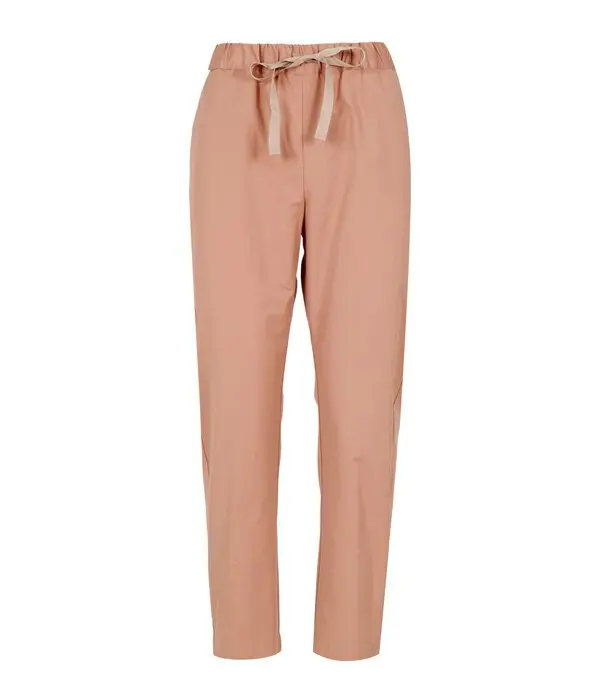 SEMICOUTURE Trousers With Tie Detailing - Pink