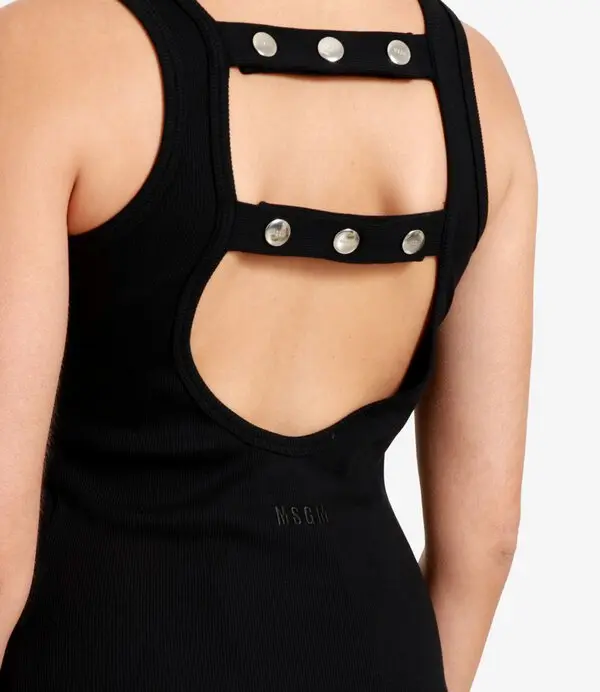 MSGM Sleeveless Midi Dress