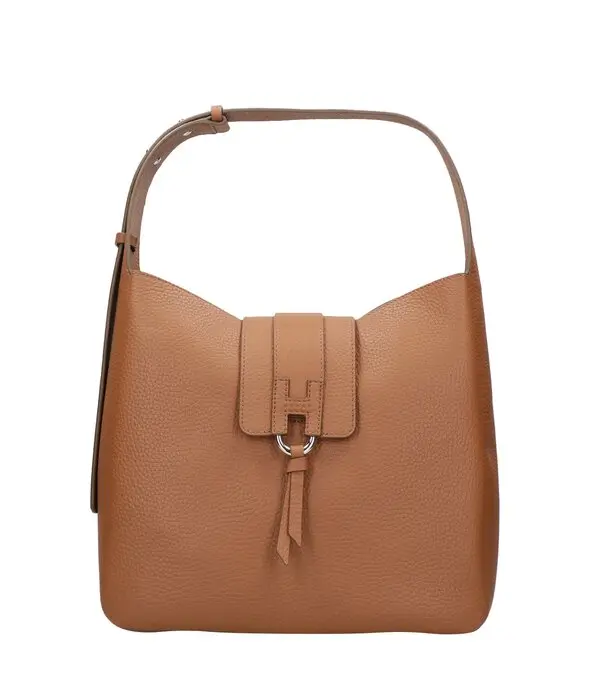 Hogan Shoulder Bag - Leather Brown